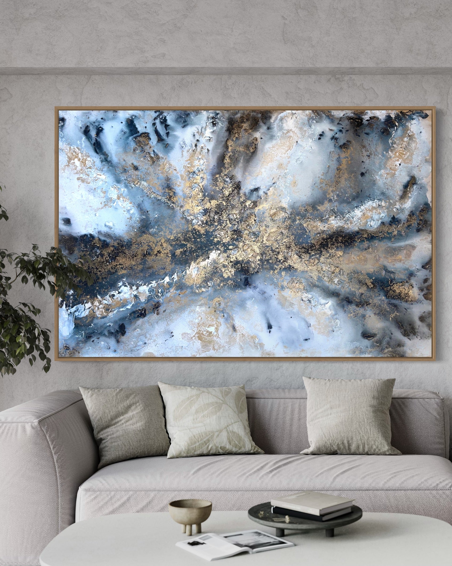 Expedition Abstrakt | Färgglada tavlor | Abstrakta tavlor | Akryl ...