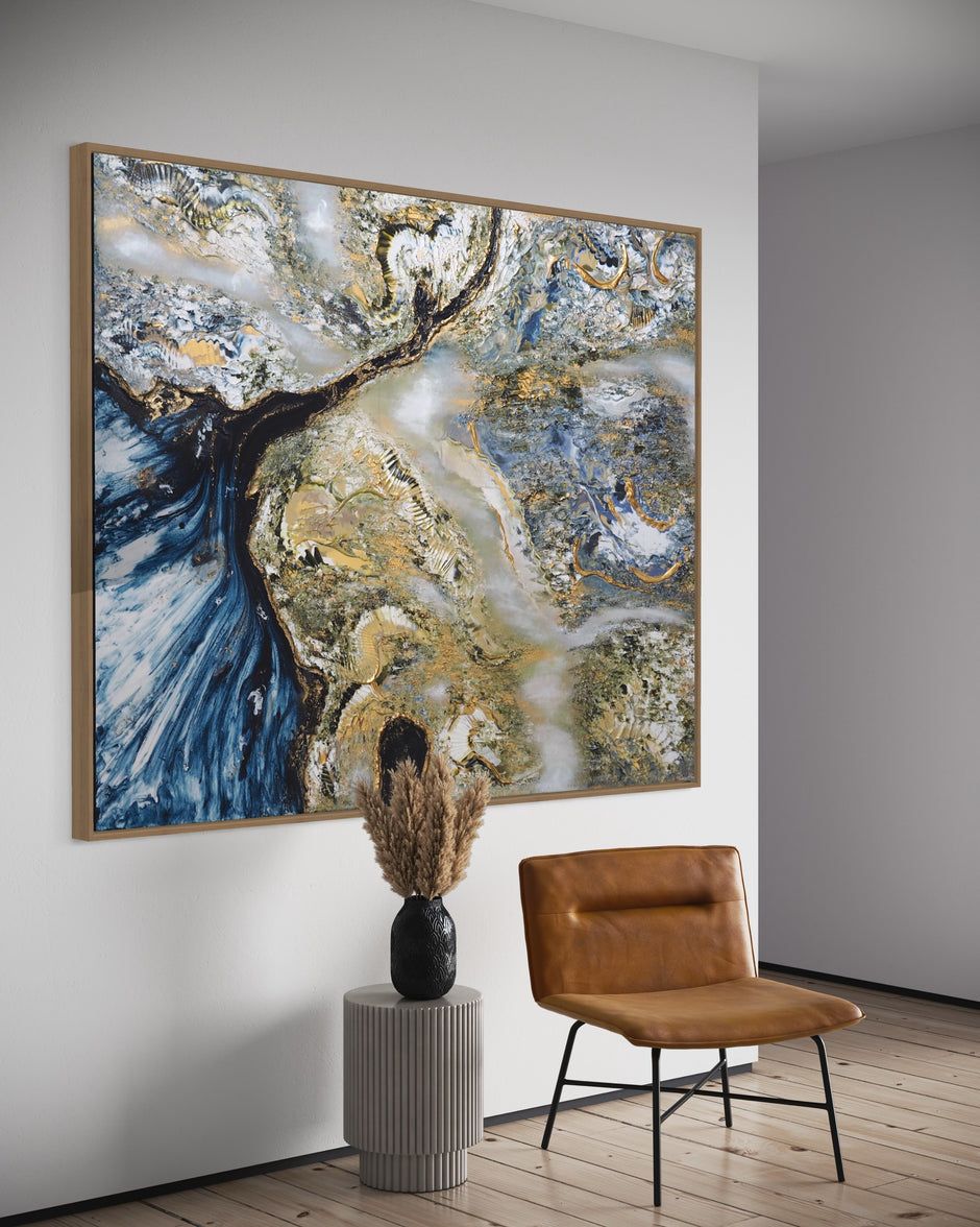 Amanda Egnell, konstnär Göteborg | Abstrakt konst | Akryl | Stor tavla ...