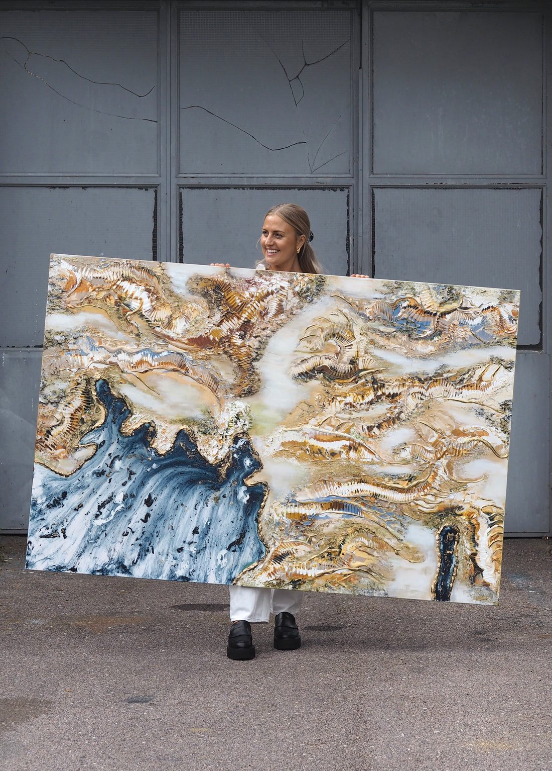 Amanda Egnell, konstnär Göteborg | Abstrakt konst | Akryl | Stor tavla ...